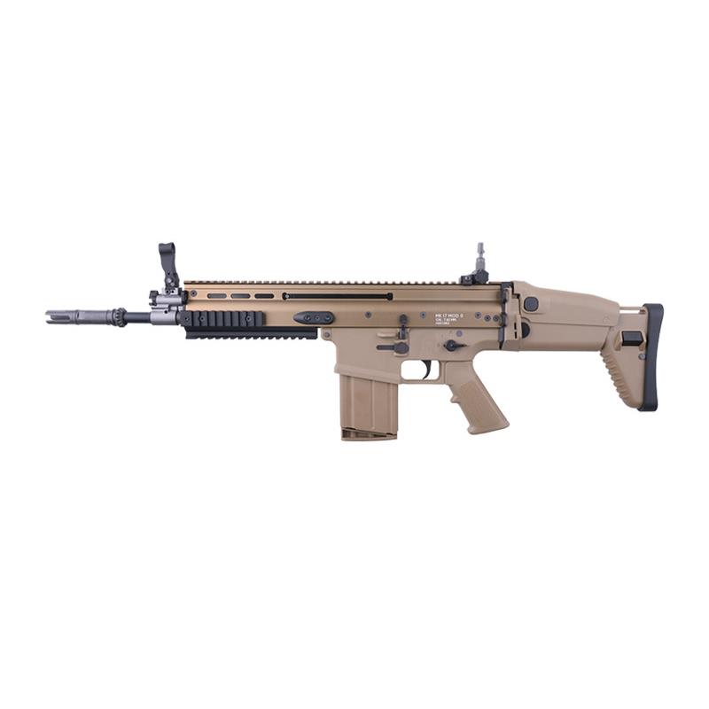 WE MK16 MOD 0 Open Bolt Assault Rifle Replica - Tan